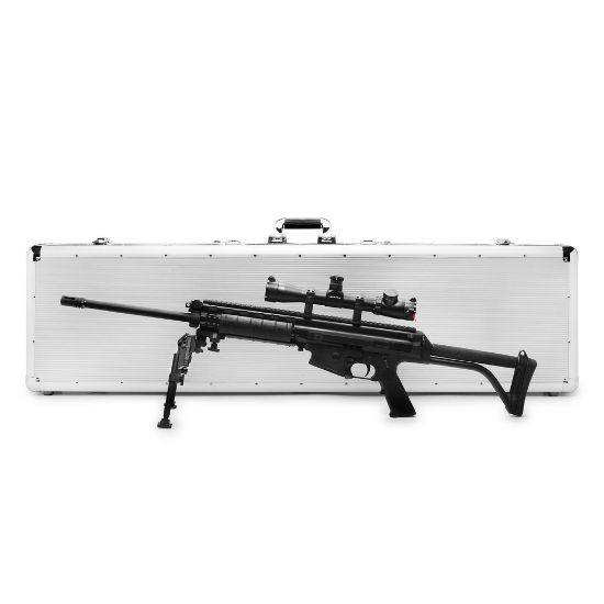 MLine 53" Aluminum Rifle Case - Silver- Azle Firearms